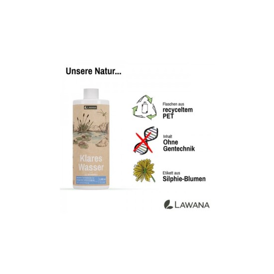 ᐉ Препарат за езеро Lawana Clear Water 1л. на ТОП ценa | AquariumBG