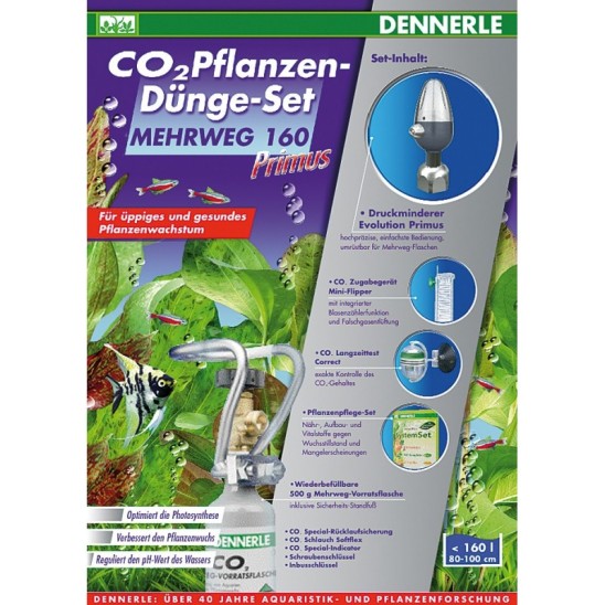 ᐉ CO2 система за многократна употреба Dennerle BIO CO2 60 Complete Set ...