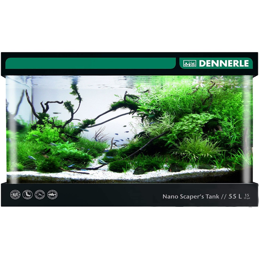 Аквариум Dennerle Nano Scapers Tank 55л | Топ Цени