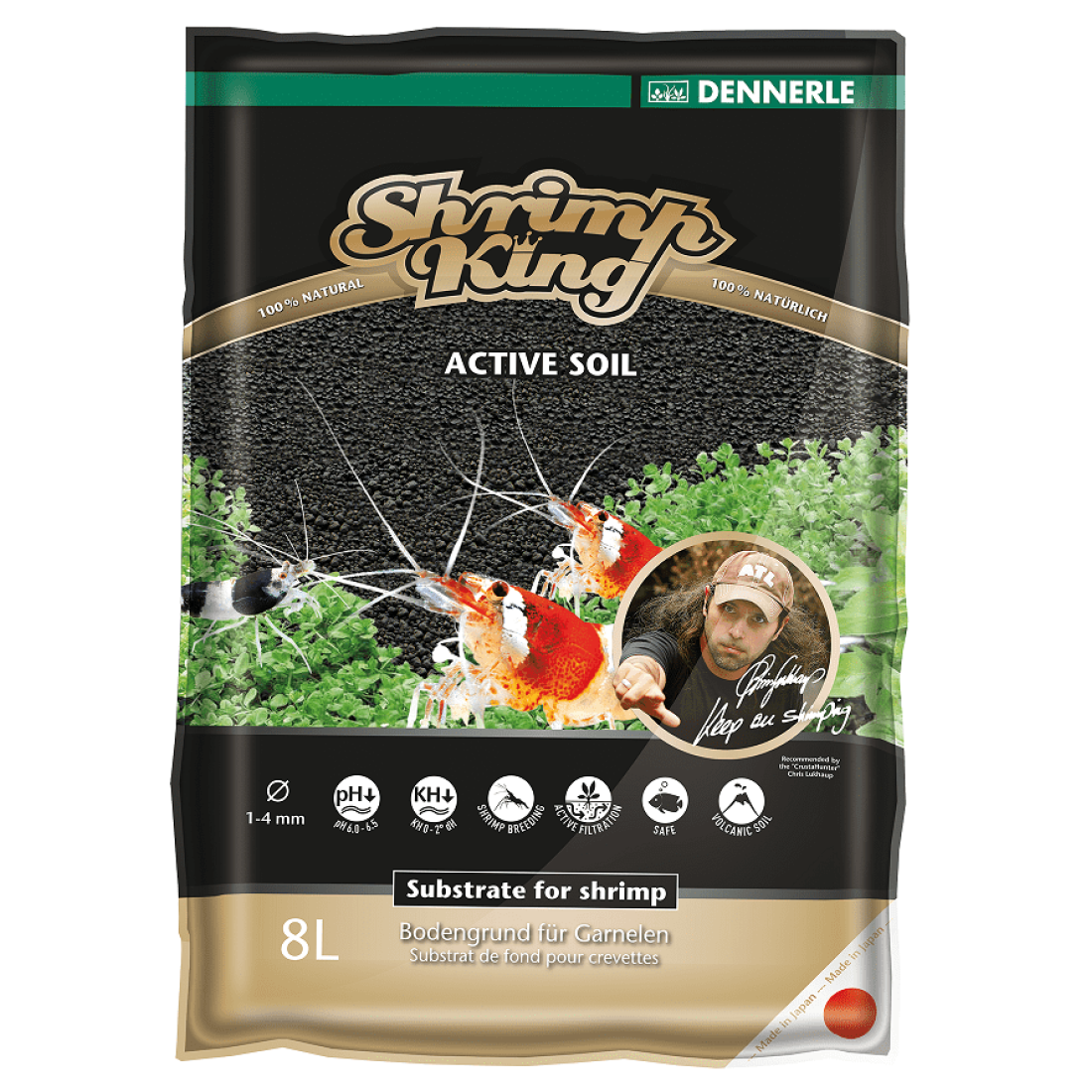 ᐉ Субстрат Dennerle SK Shrimp Soil 1-4мм 4л / 8л на ТОП ценa | AquariumBG