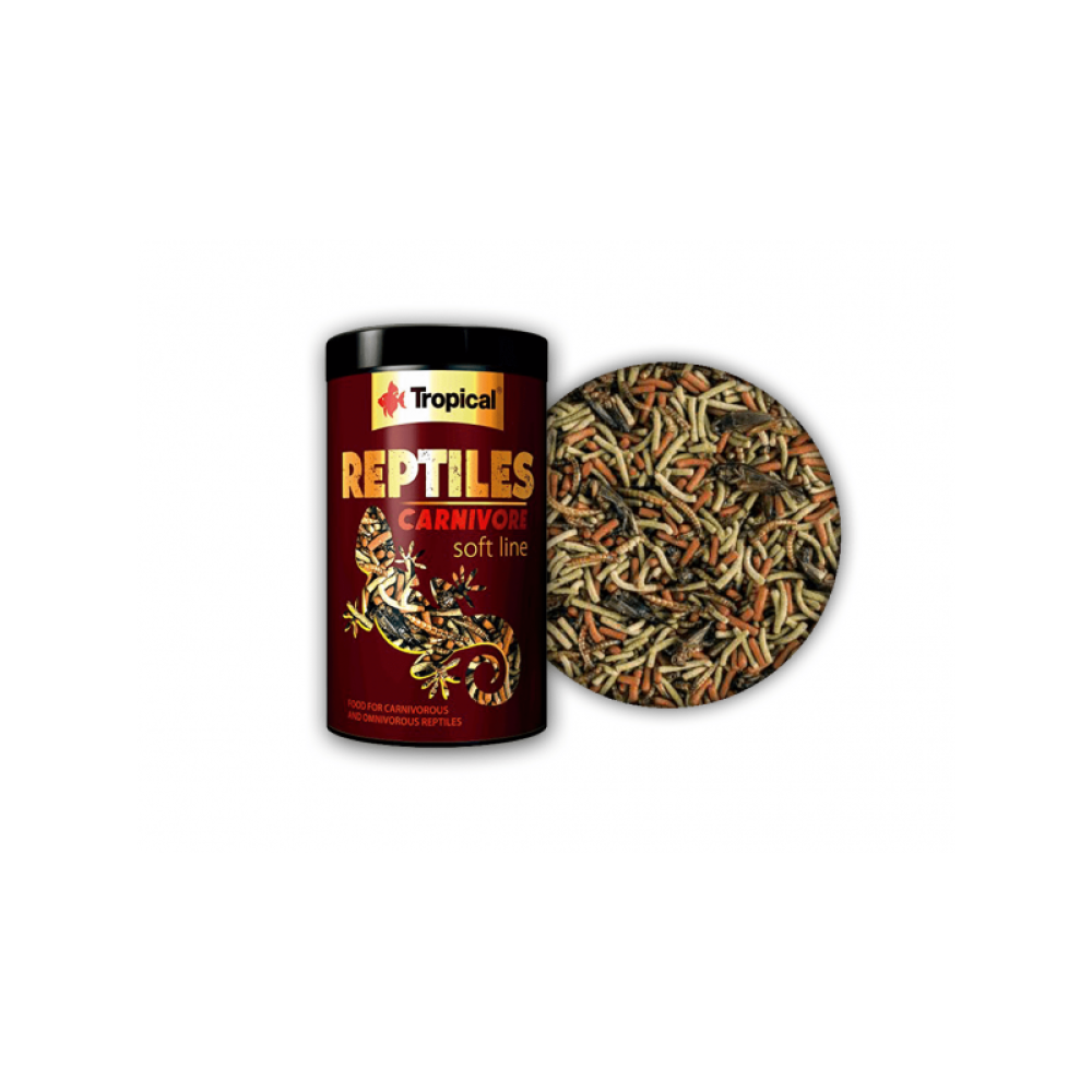 ᐉ Храна за месоядни и всеядни влечуги Tropical Reptiles carnivore soft ...